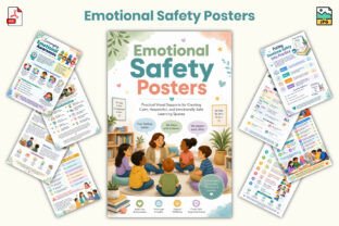 Emotional Safety Posters Graphic by KDPLab · Creative Fabrica