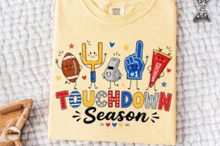 Touchdown Season Doodle Football Shirt Graphic by SLEEPY FOX · Creative ...