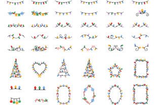 Christmas Lights SVG Bundle Graphic by Artoya · Creative Fabrica