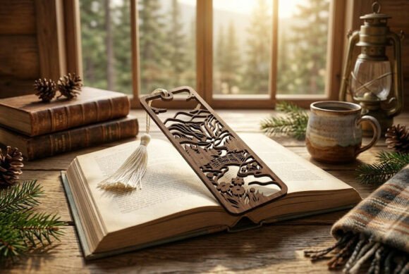 Wooden Bookmark Laser Cut SVG · Creative Fabrica