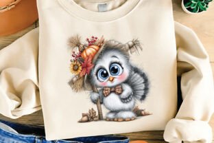 Cute Thanksgiving Turkey Clipart Bundle Graphic by Craft Art · Creative ...
