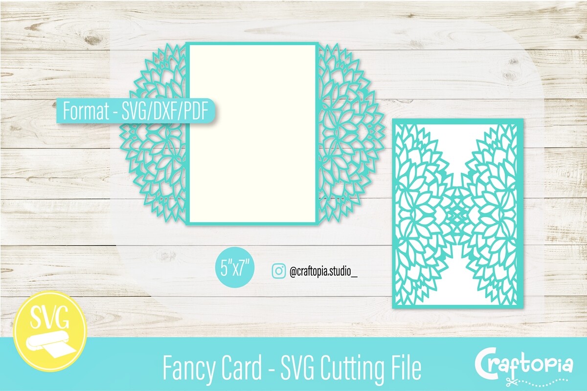Fancy Card – SVG Cutting File · Creative Fabrica