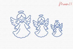 Simple Angel Trio · Creative Fabrica