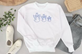 Simple Angel Trio · Creative Fabrica
