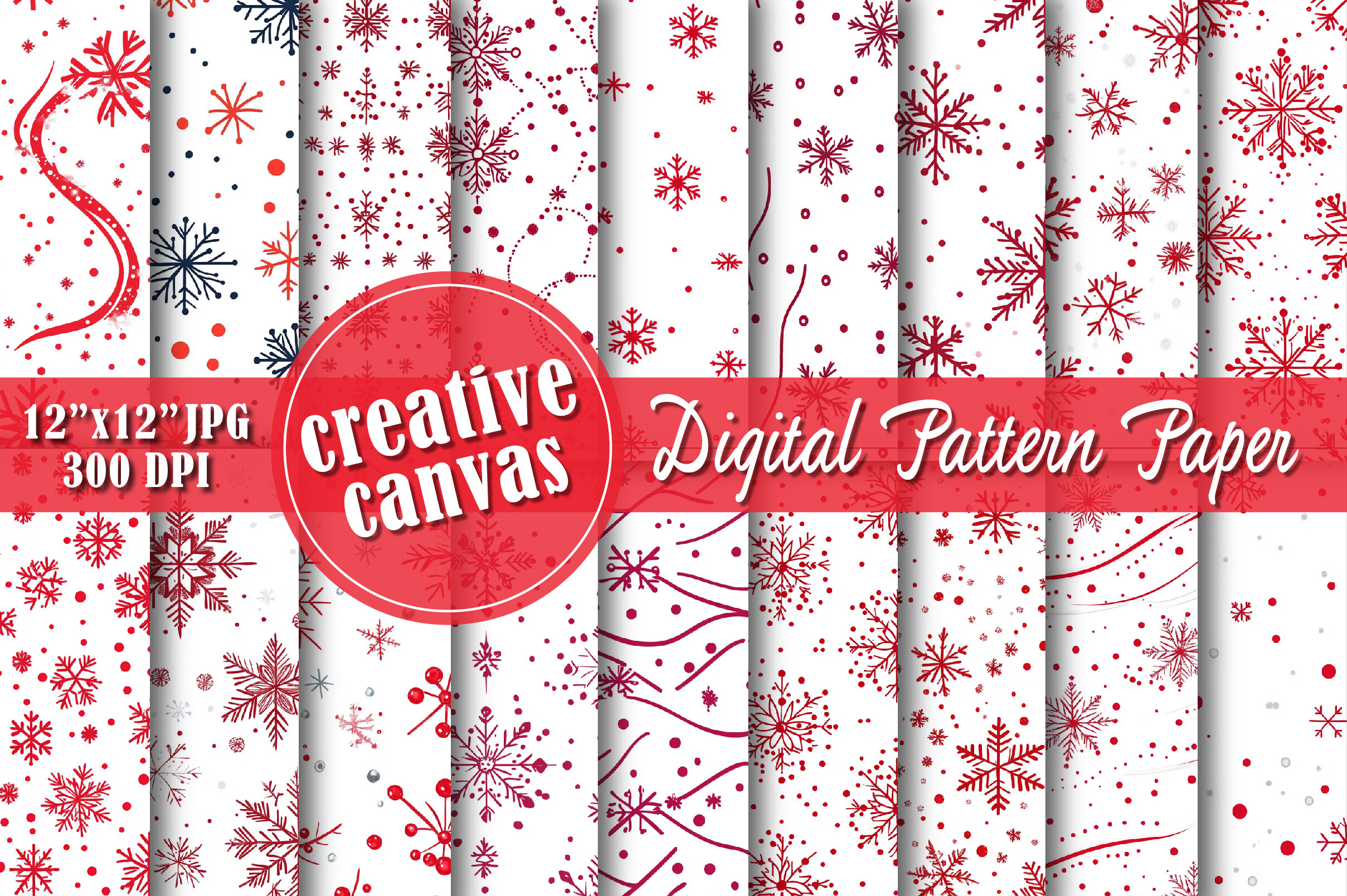 Christmas Winter Seamless Patterns Graphic by Creative Canvas ...