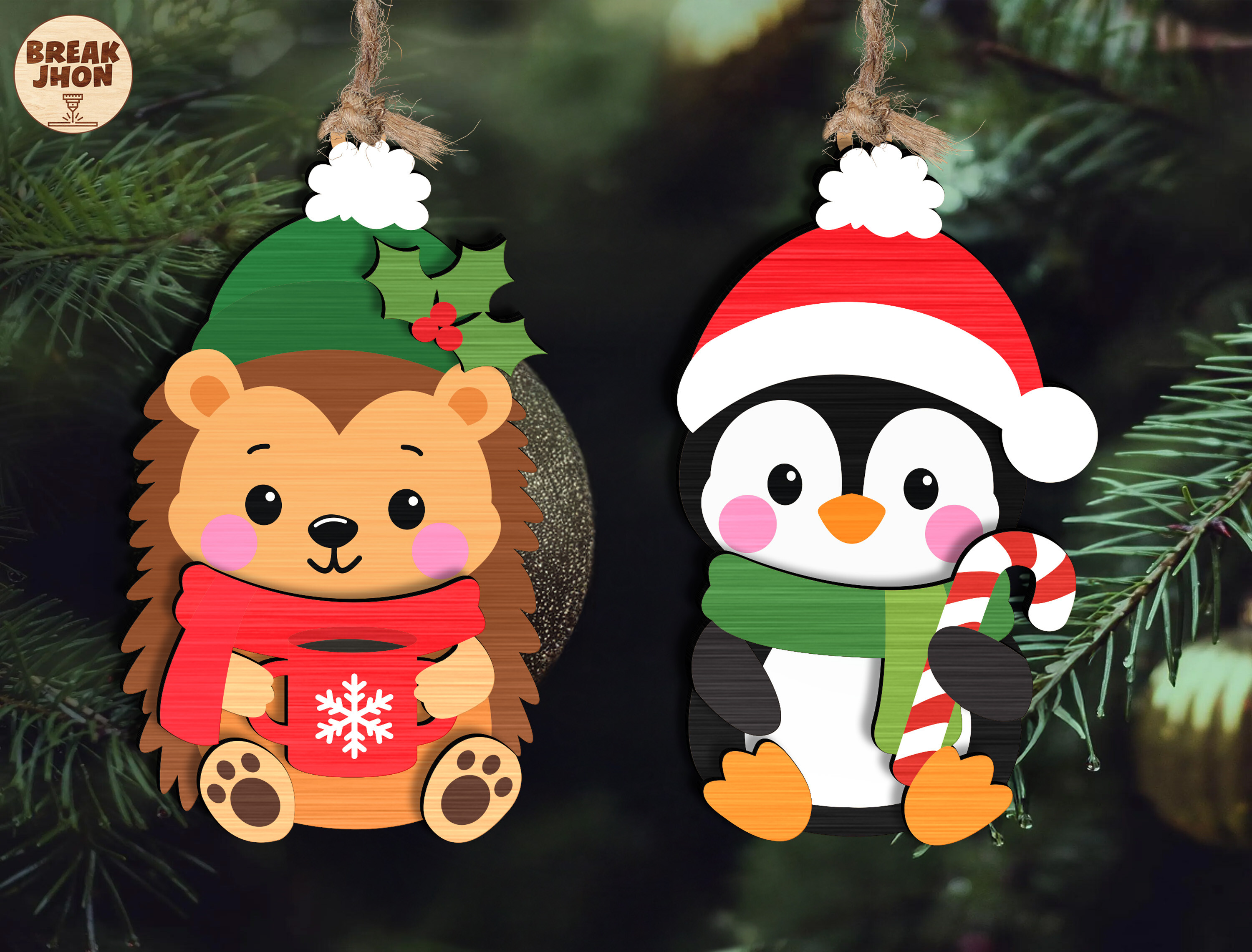 Christmas Animal Ornament Svg · Creative Fabrica