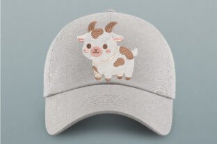 Goat Embroidery · Creative Fabrica