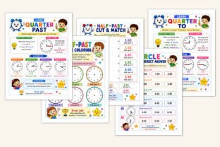 Analog Clock Reading Graphic by designmela01 · Creative Fabrica