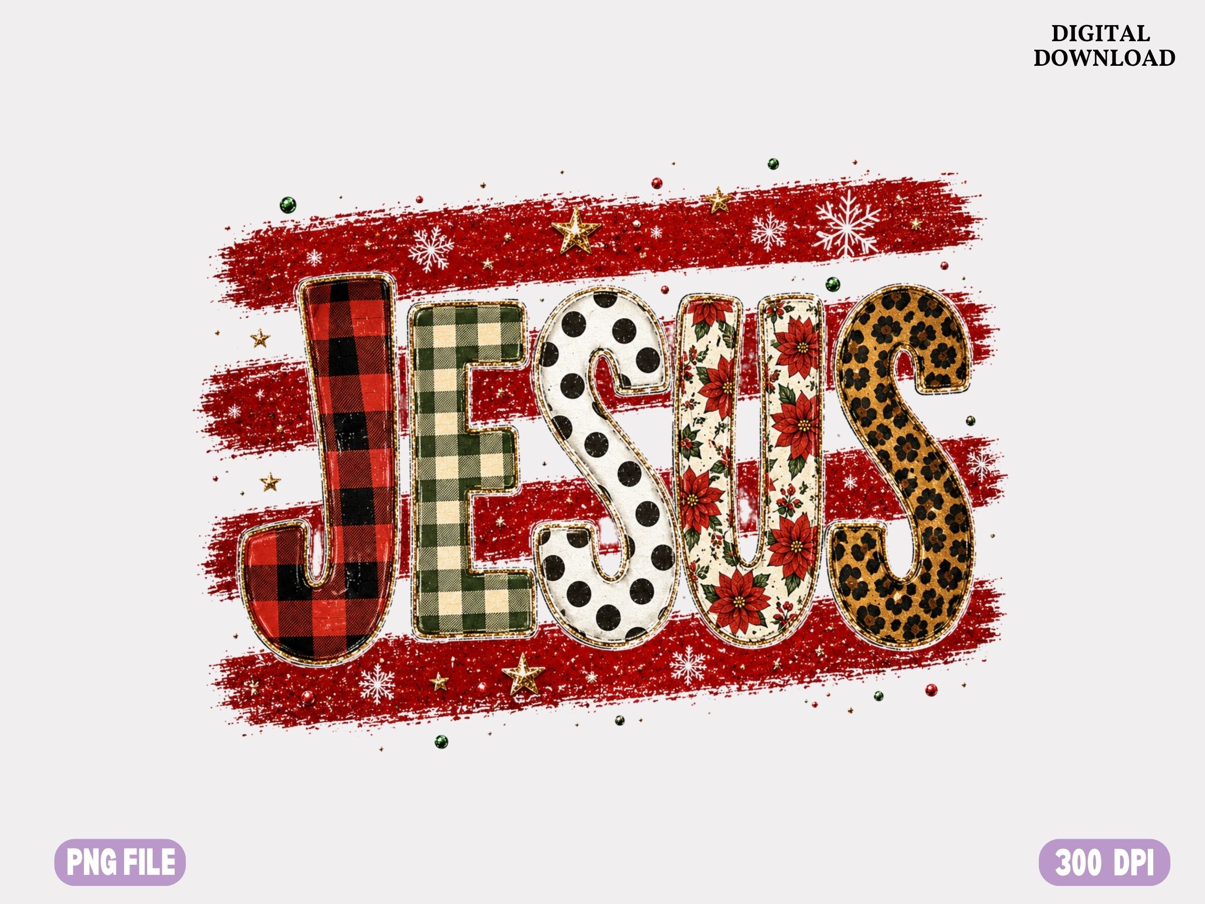 Jesus Christmas PNG, Christian Christmas Graphic by Craft Palette ...